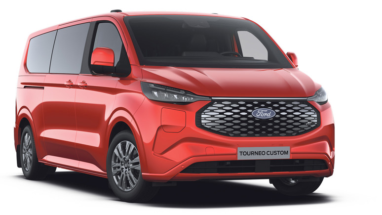 Sammenlign Ford Tourneo Custom® Modeller - Elektrisk, Plug-in Hybrid og ...