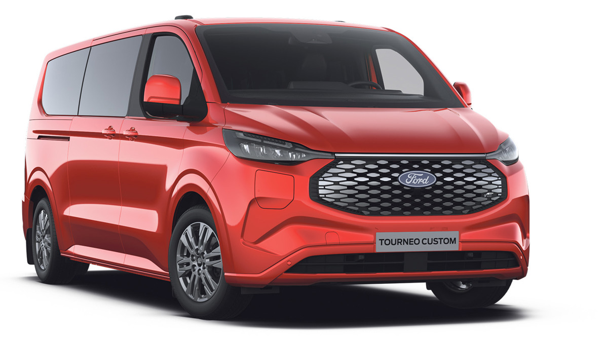 Sammenlign Ford Tourneo Custom® Modeller - Elektrisk, Plug-in Hybrid og ...